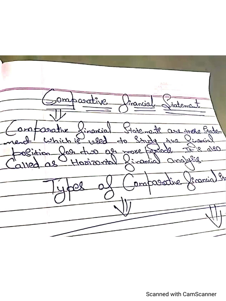 Comparative & Common Size Statement Unit - 2 | PDF