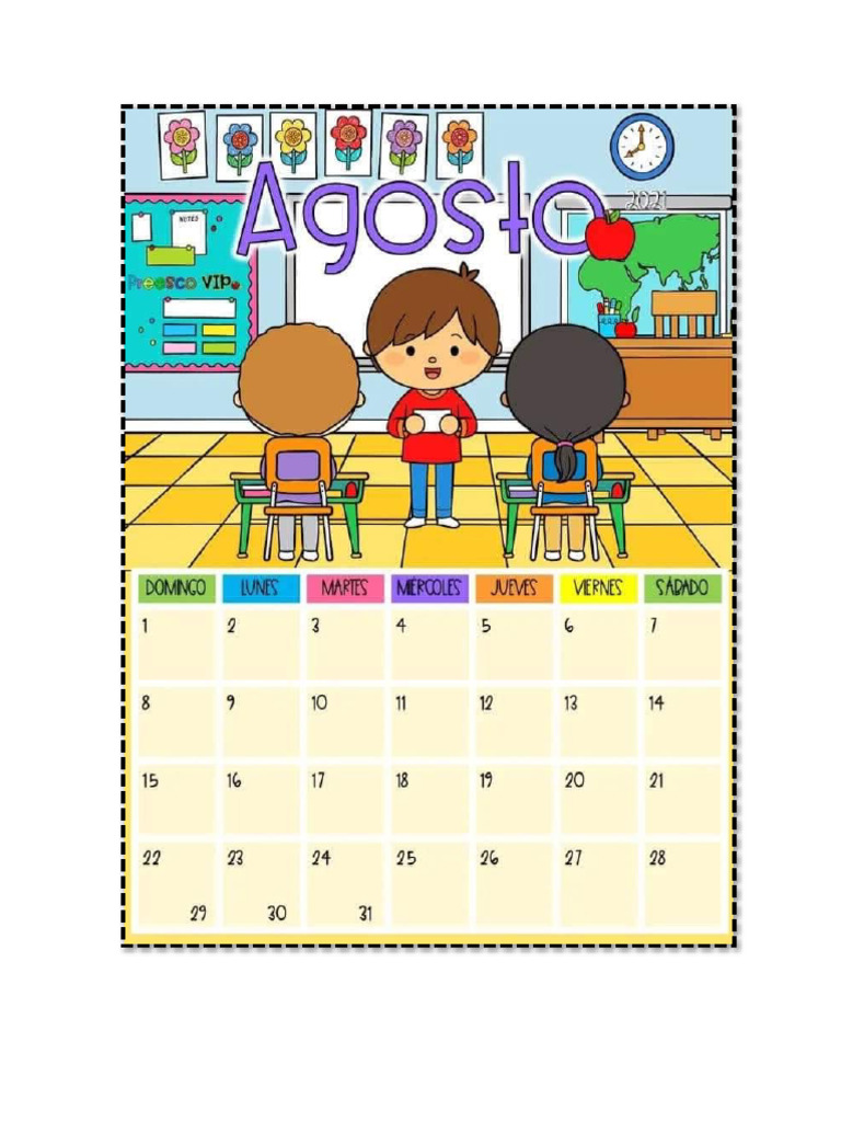 Caratulas de los meses 2021-2022 | PDF