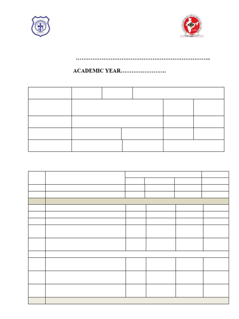Comprehensive Work S6 - Course File - Index | PDF