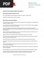 Job Description - Ordinary Seaman | PDF | Sailor | Navigation