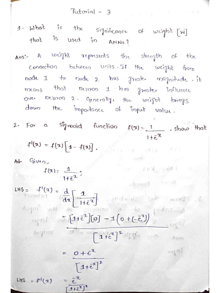 Tutorial 3 Answers | PDF