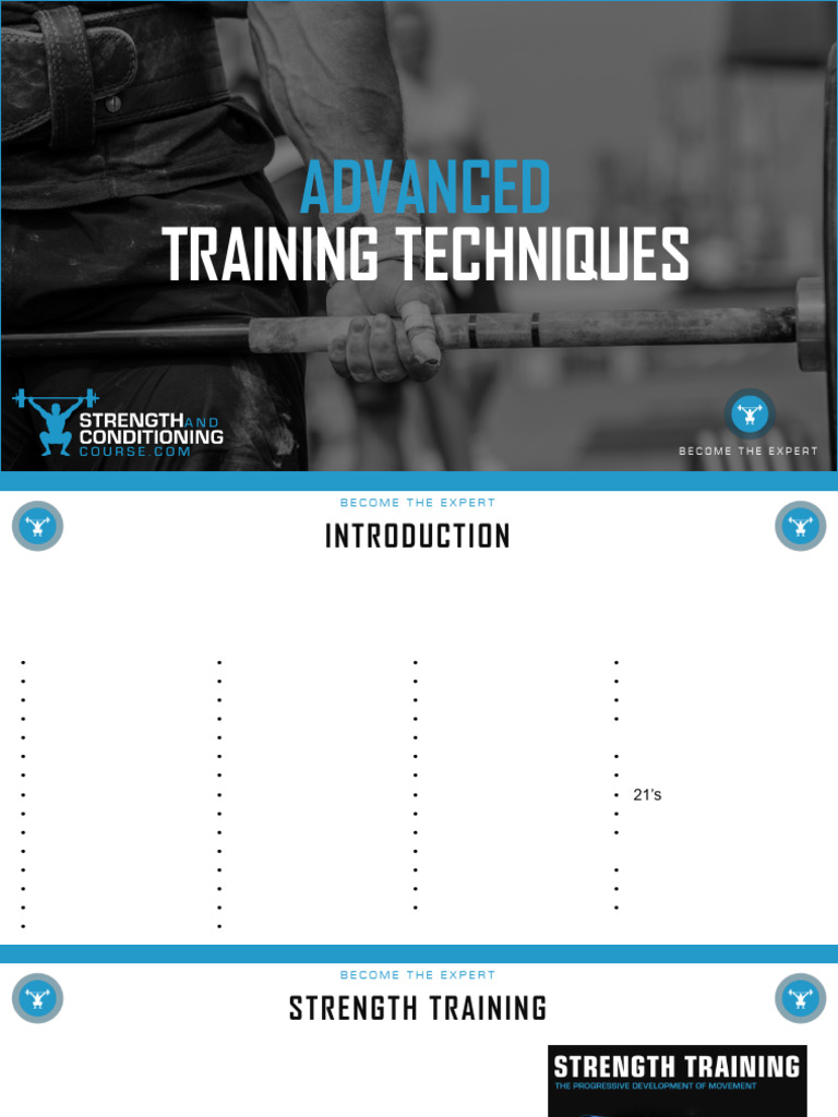 Advanced Training Techniques - Full Ebook | PDF | Strength Training ...