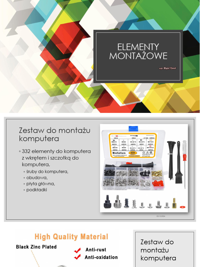 2kl. - 16 - ELementy Montażowe - Kopia | PDF