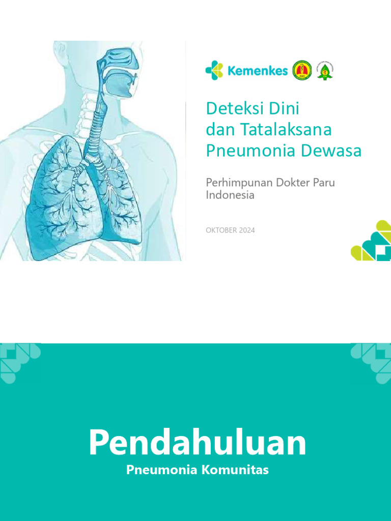Pneumonia Dewasa PDPI | PDF