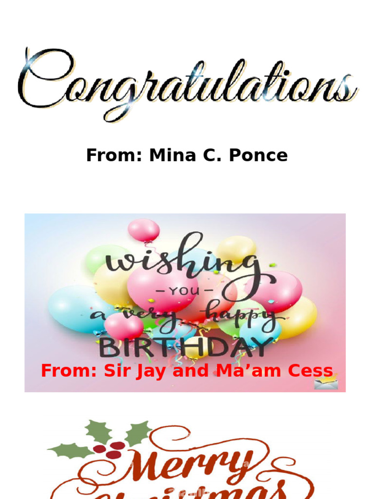 Congratulations Envelope | PDF
