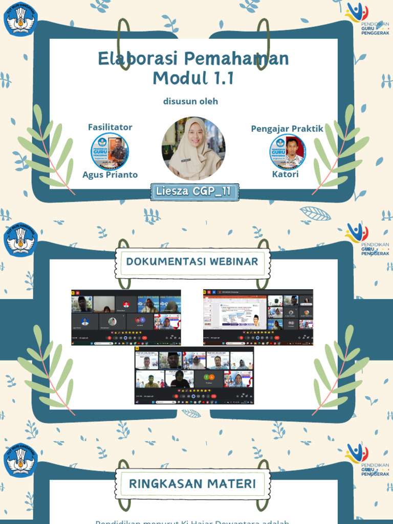 Elaborasi - Modul 1.1 - Liesza Maria R.F. | PDF