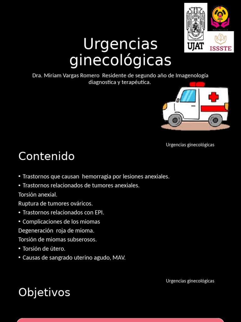 Urgencias Ginecologicas | PDF | Ovario | Útero
