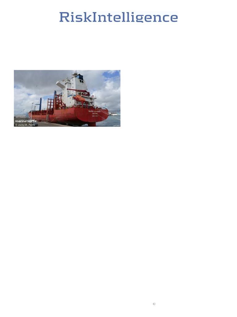 Container Ship Maersk Valparaiso Reports Suspicious Approach | PDF