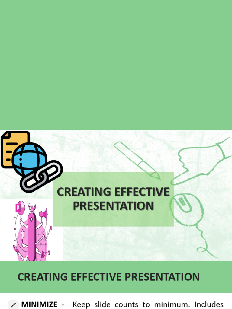 Creating Effective Presentation | PDF | Hyperlink | Computing