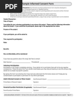 Example of Properly Completed Irb Application For Survey Research | PDF | Consent ...