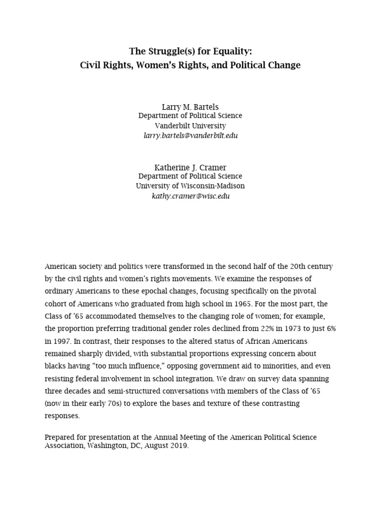 BC Struggles For Equality | PDF | Desegregation Busing | Racial ...