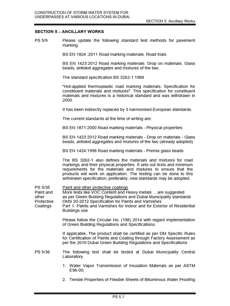 GRP Testing Standards for Dubai Projects | PDF | Soil | Epoxy