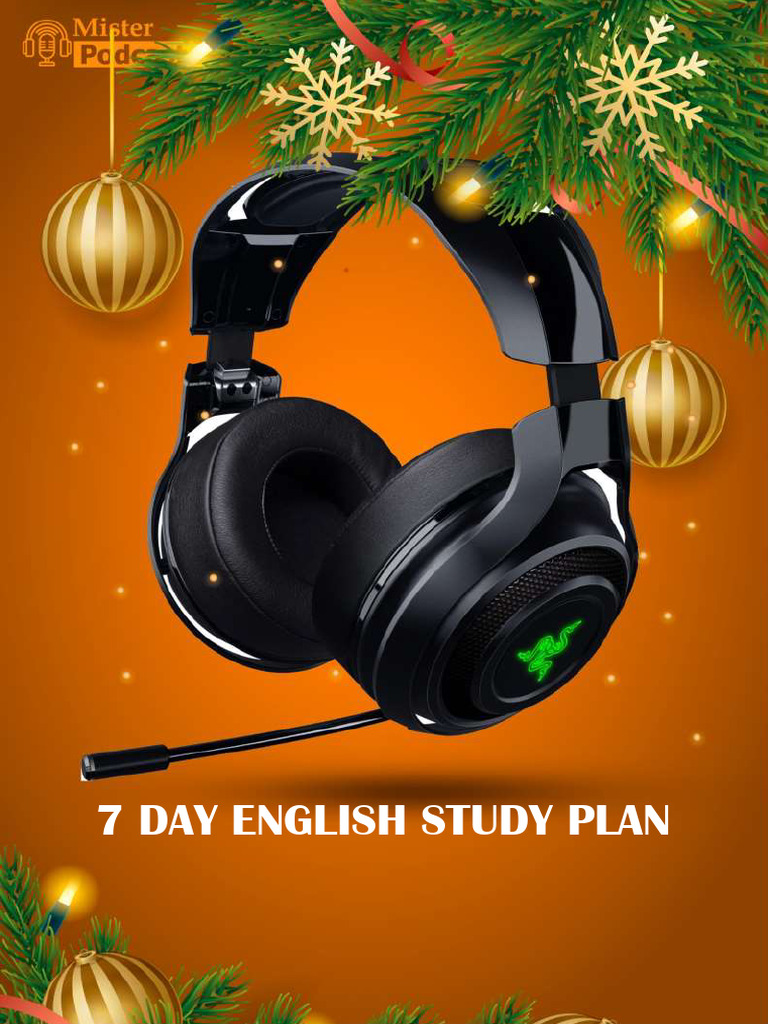 7 Day English Study Plan | PDF | English Language | Vocabulary