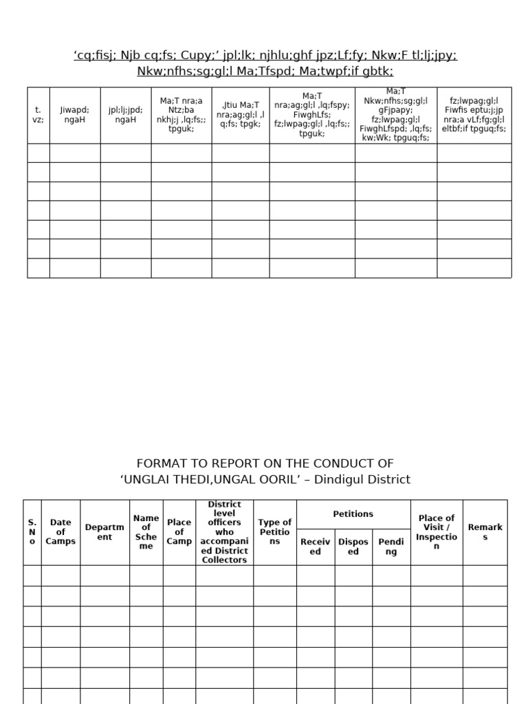 UTS Inspection Format | PDF