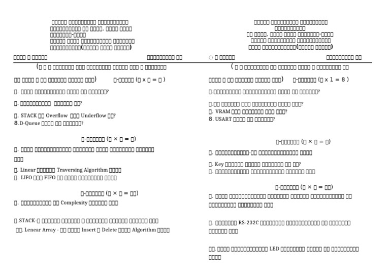 Stack Overflow Underflow ? D-Queue ? ? ? Vram ? Usart ? | PDF
