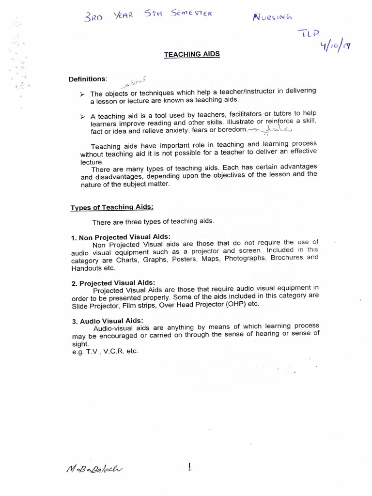 04 Teaching Aids | PDF