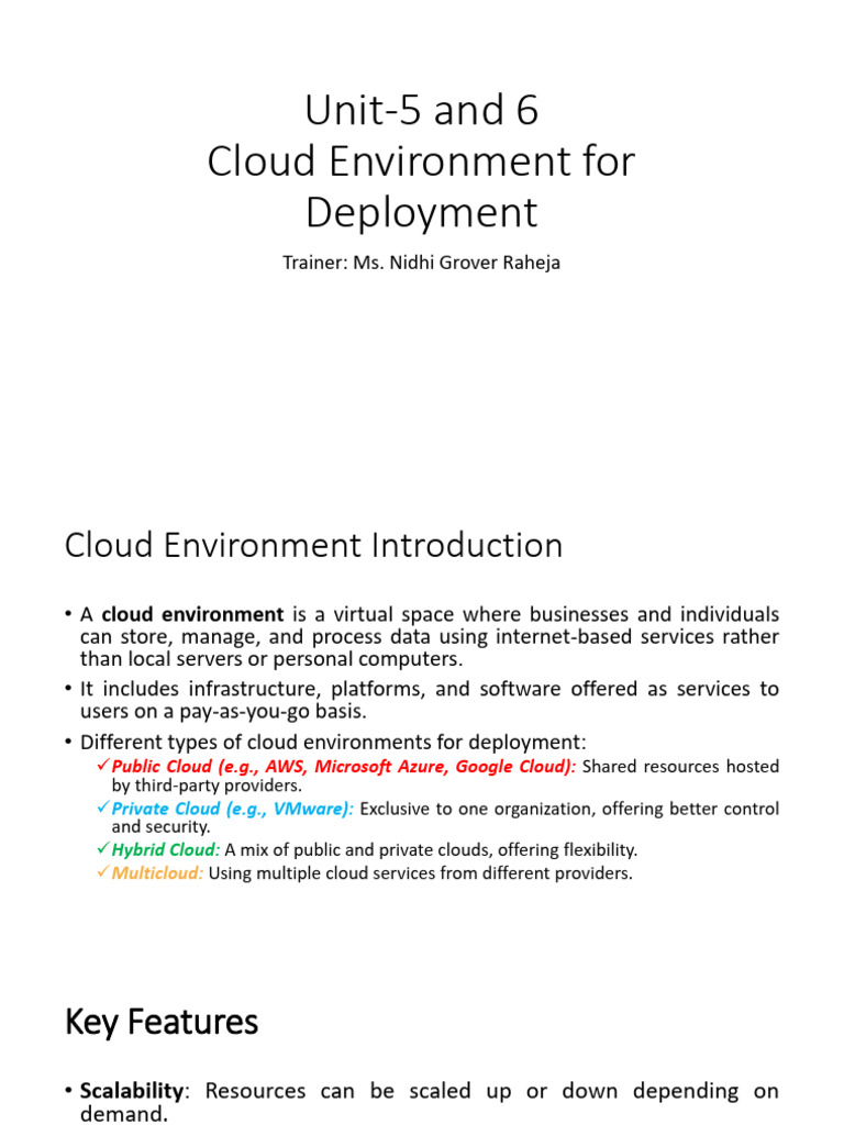 Unit-5 and 6 | PDF | Cloud Computing | Security