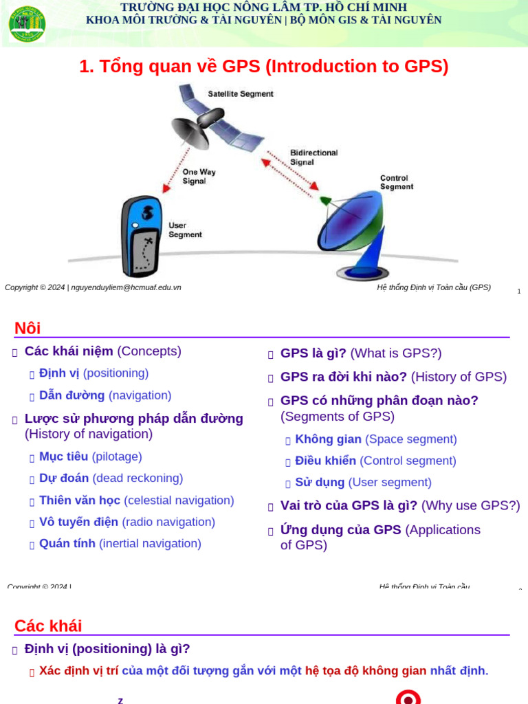LT1. Gioi Thieu GPS | PDF