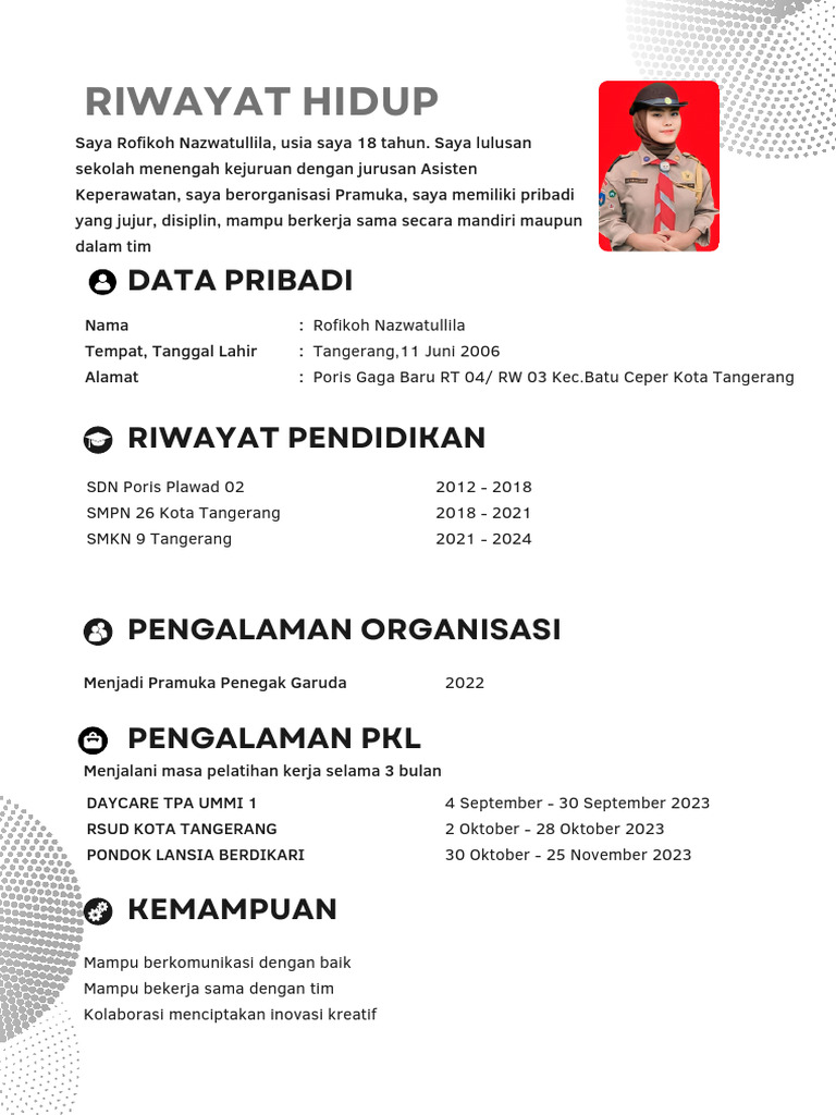 Putih Dan Abu-Abu Abstrak Moderen Riwayat Hidup - 20241225 - 143755 ...