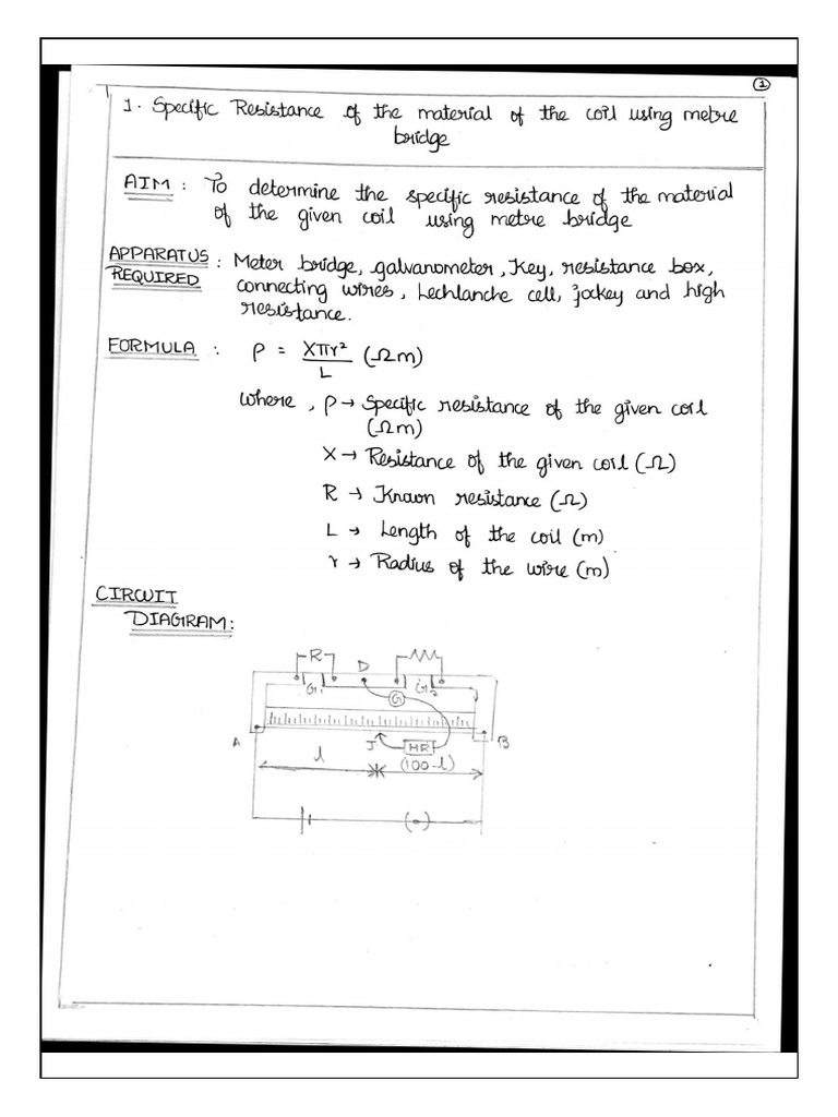 Physics Practicals | PDF