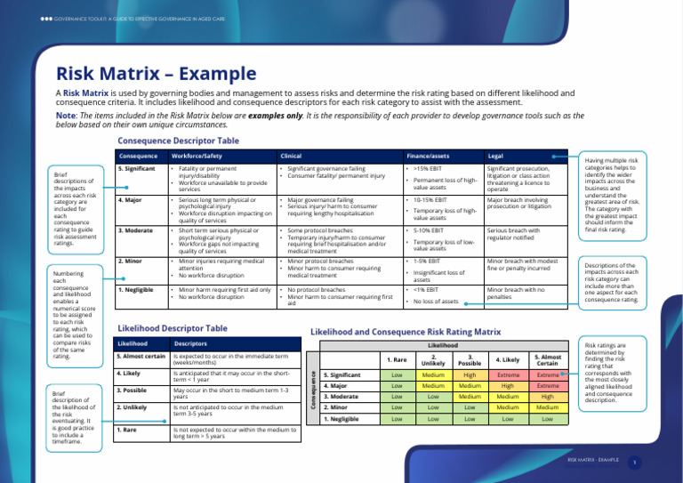 Topic Resource 12 Risk Matrix | PDF | Risk