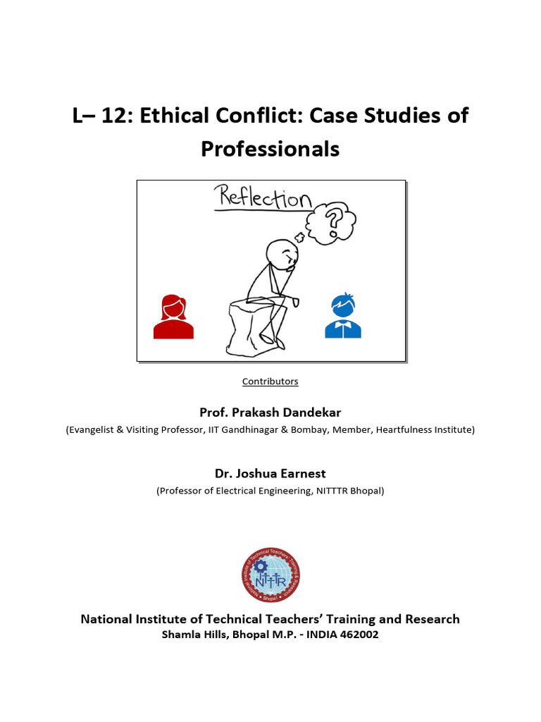 L12 M2 Ethical Conflict - Case Studies For Professionals | PDF ...