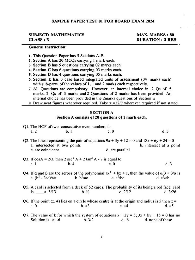 DPS PREBOARD 2 Sample paper | PDF