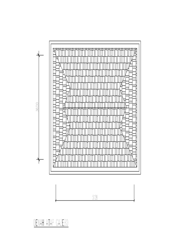 5 .Denah Atap Gazebo | PDF