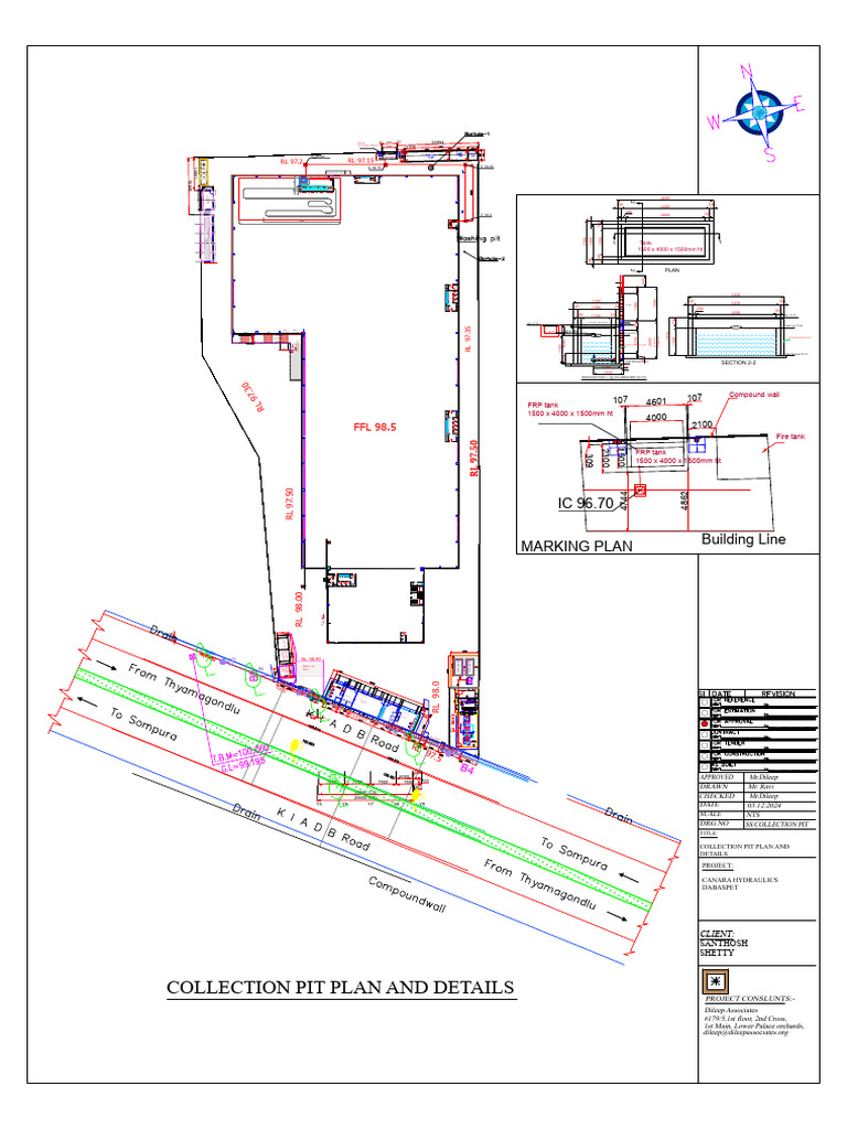 Collection Pit Plan and Details | PDF