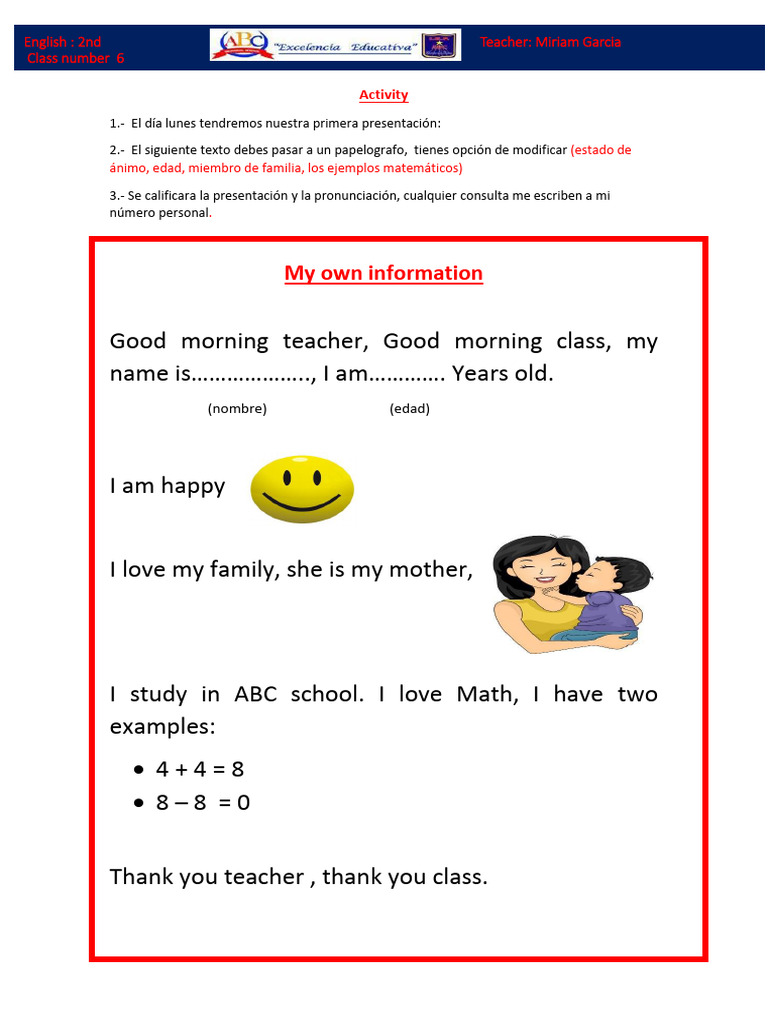 Class 6 Activity | PDF