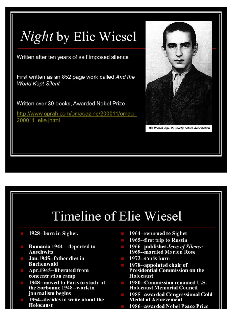 Night by Elie Wiesel | PDF