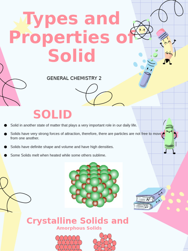 4.1-Structure of Solids | PDF | Chemical Bond | Molecules