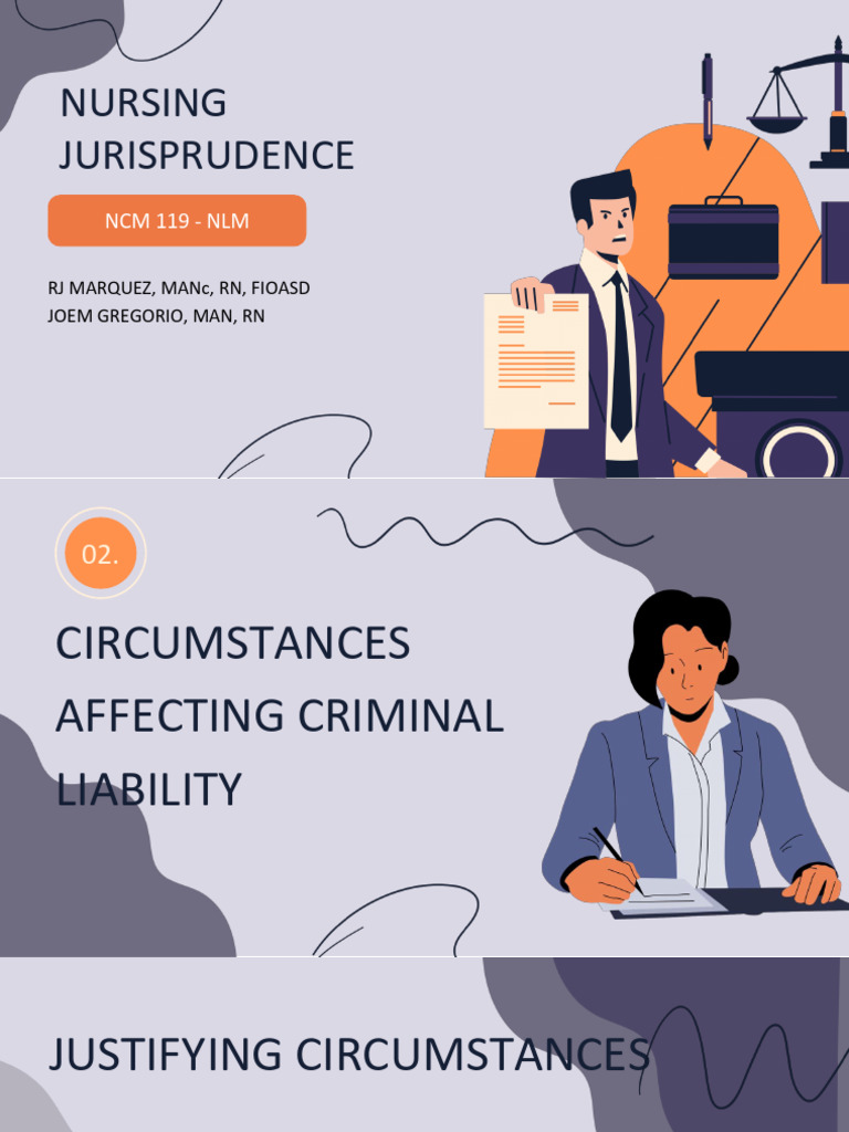 Learning Resource - NCM 119 - Jurisprudence - Topic 2 | PDF | Crimes | Crime & Violence