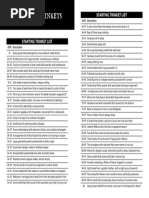 D&D 5E Trinket List and Tables | PDF