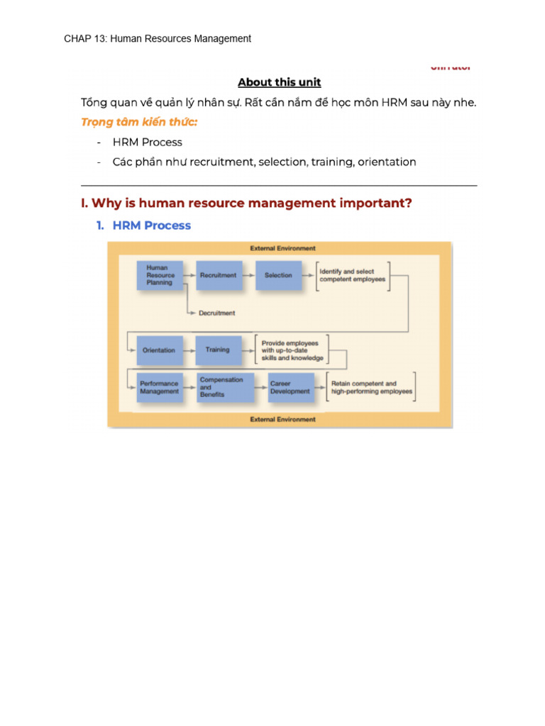 Chap 13 - Human Resources Management | PDF