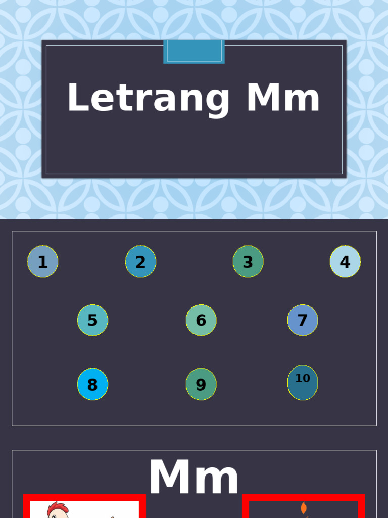 Letter M e Game | PDF
