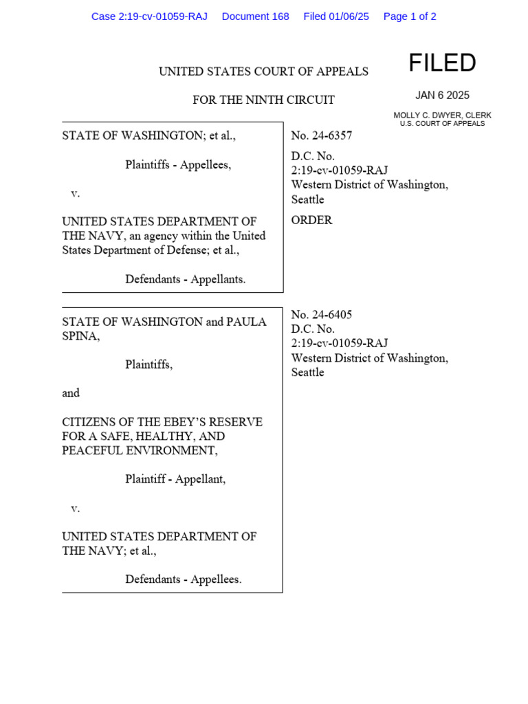 2:19-cv-01059-RAJ Document 168 - Appeals Dismissed | PDF