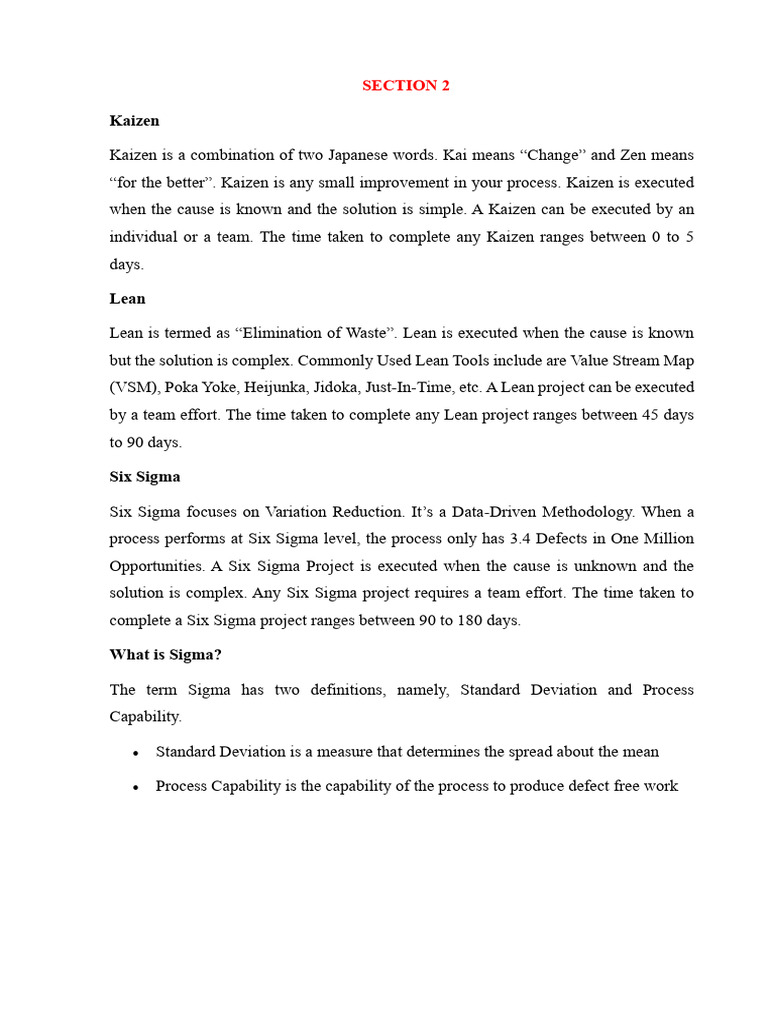 6 Sigma Pdf Sampling Statistics Six Sigma