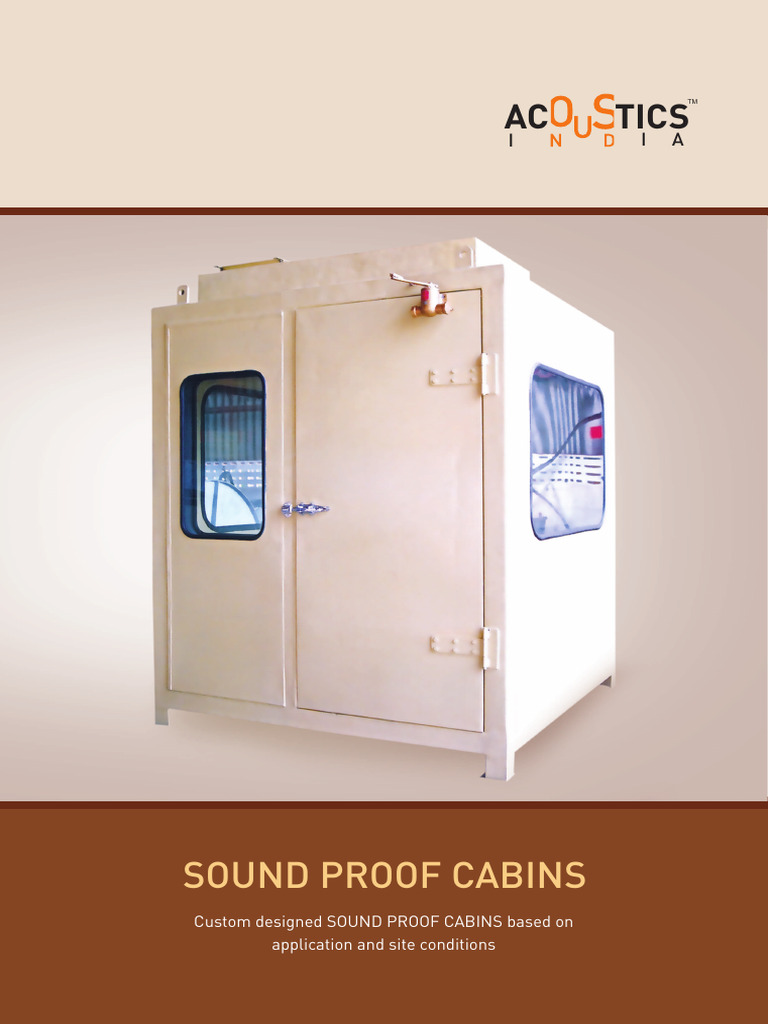 Acoustic Cabin | PDF | Window | Door