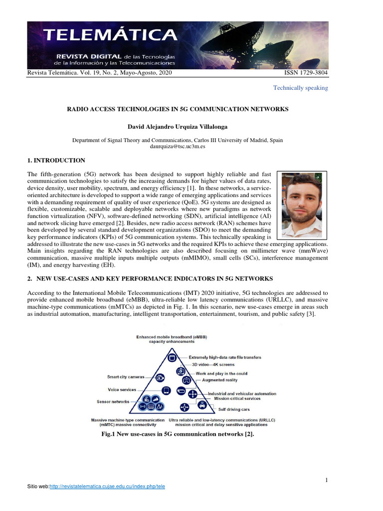 Radio Access Technologies in 5G Communic | PDF | Channel Access Method ...