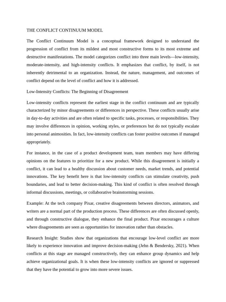 PAUL'S CONFLICT MGT ASSIGNMENT | PDF | Mediation | Organizational Culture