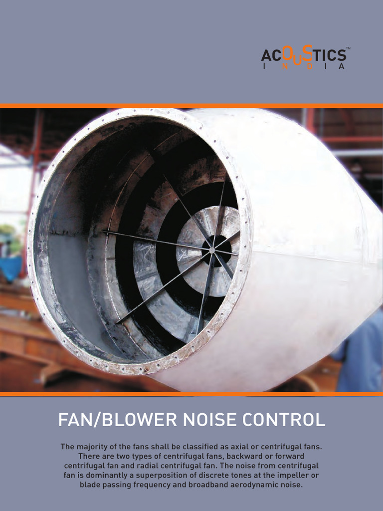 Fan Blower Noise Control | PDF | Gases | Mechanical Engineering