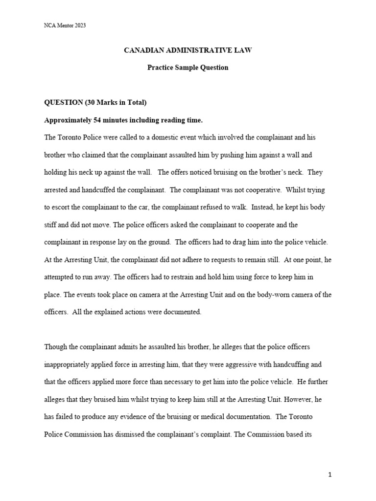 Substantive Review Practice Sample Question and Answer | PDF | Standard ...