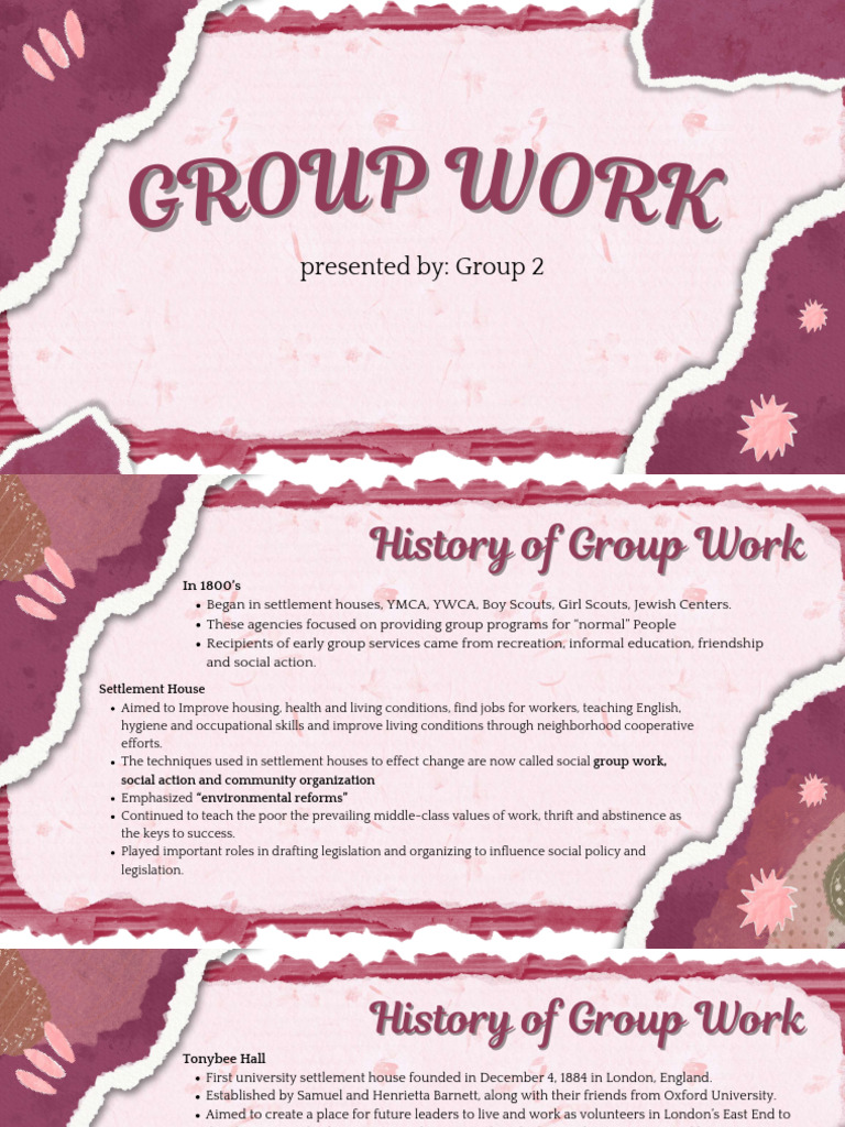 GROUP WORK PRESENTATION - Compressed | PDF | Conformity | Social Work