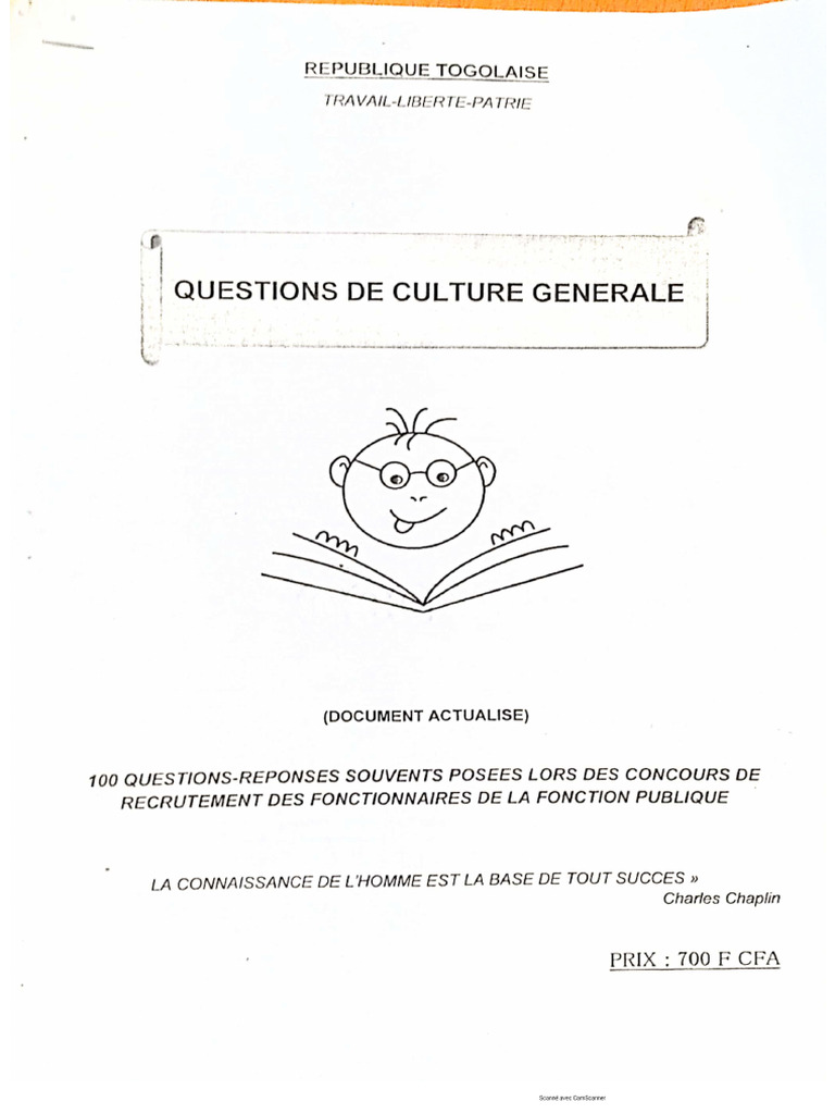 Culture Générale Actualisée | PDF