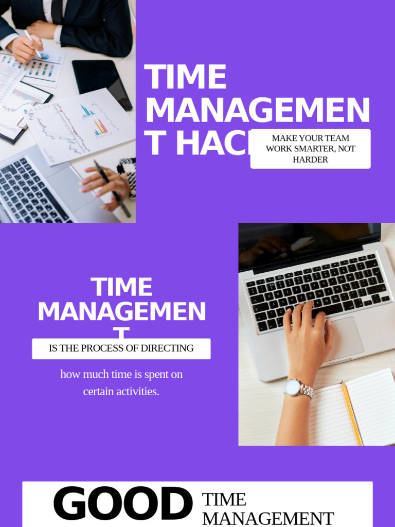 Topic - Time Management Hacks | PDF
