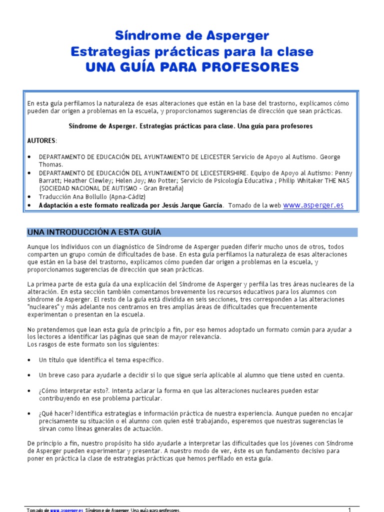 Guia Asperger | PDF