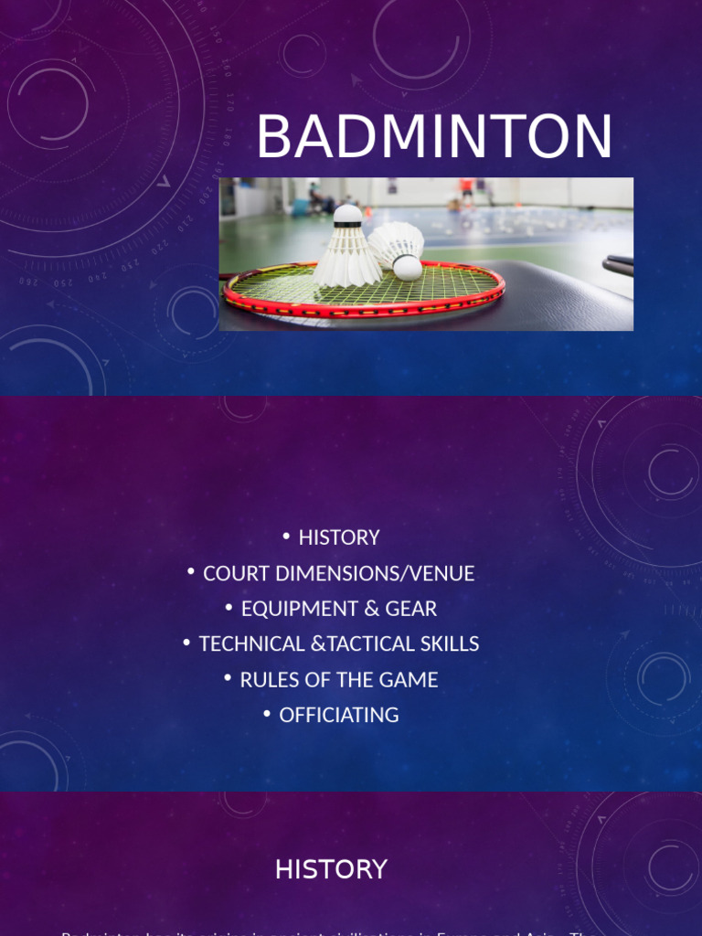 Badminton | PDF