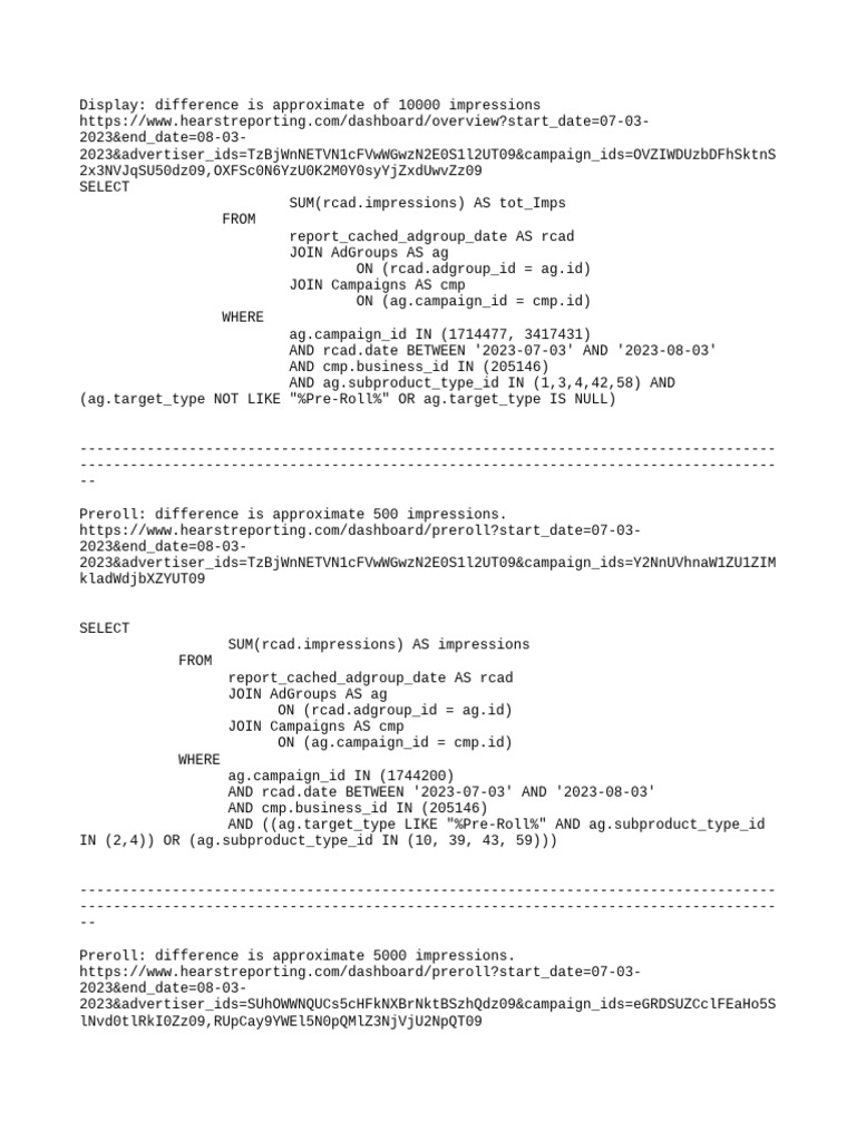 Data difference for Hearst and alpine | PDF