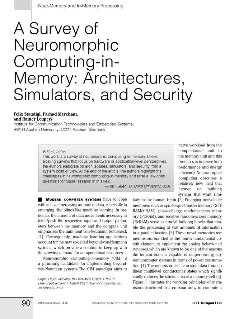 A_Survey_of_Neuromorphic_Computing-in-Memory_Architectures_Simulators_and_Security | PDF ...